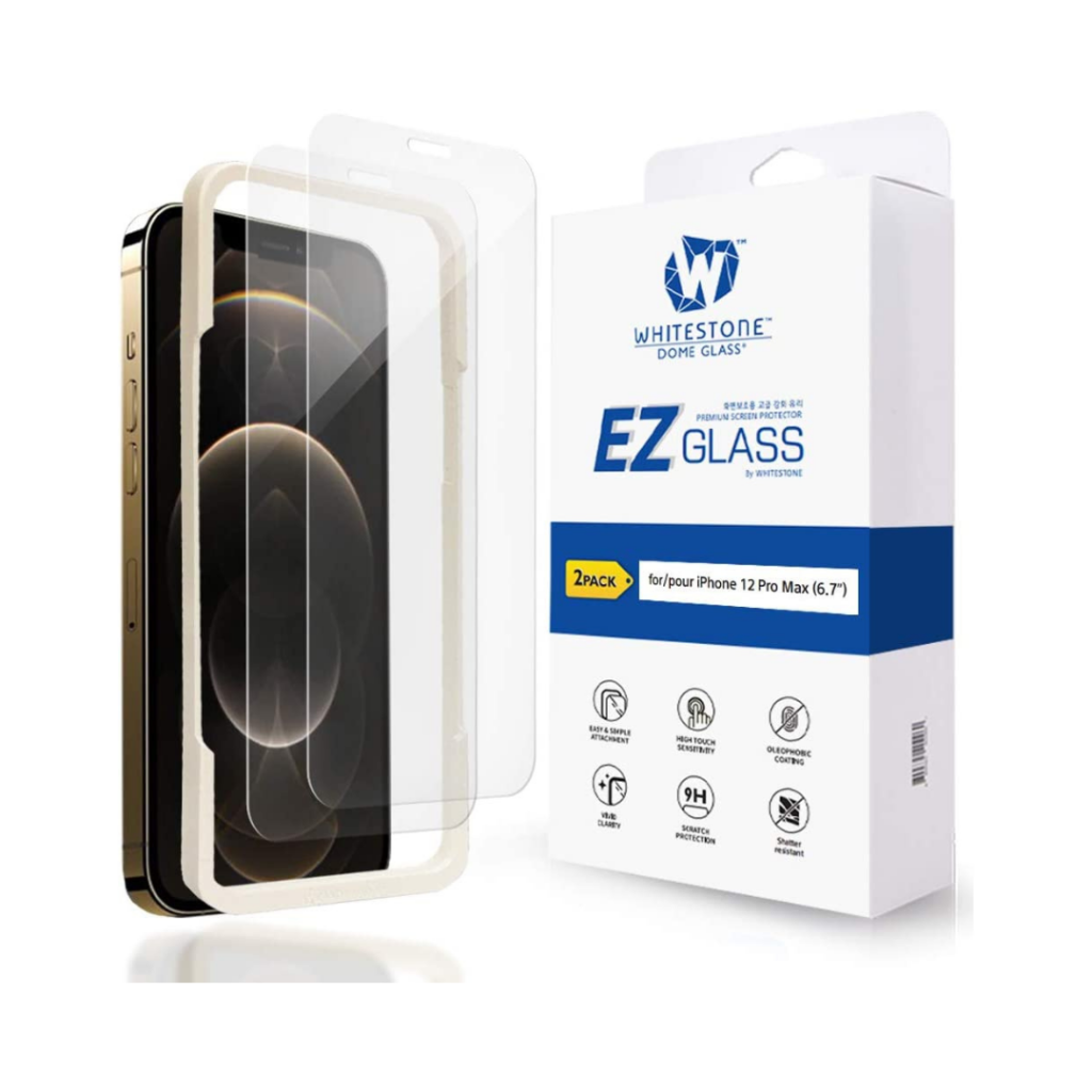 Whitestone EZ Glass (2packs) | iPhone 12 Pro Max | VMCS | Mobile ...